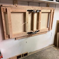 Wall-mounted Folding Workbench Plans - Written and Video - Etsy Canada