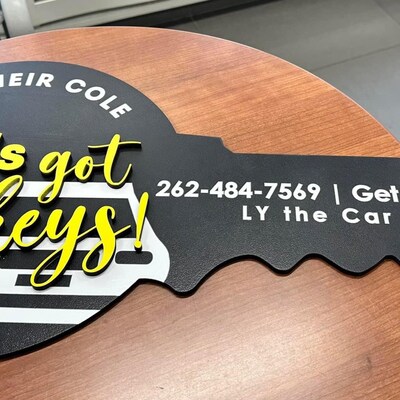 Custom CAR DEALERSHIP Sold Sign, Care Salesman Gift, Sold Car SIGN, New ...