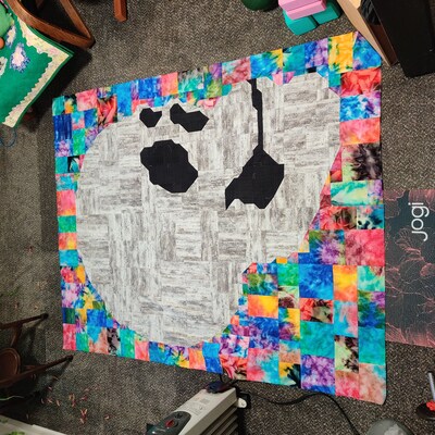 Patchwork Monstera Quilt Pattern PDF Download - Etsy