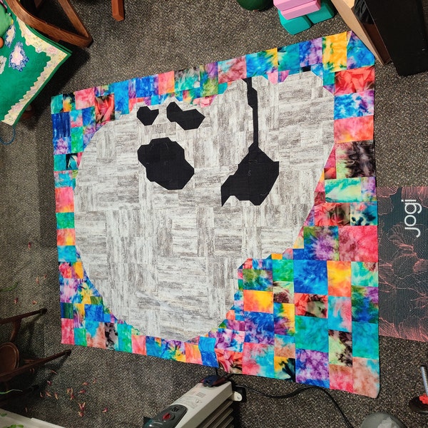 Patchwork Monstera - Quilt Pattern - PDF Download - Etsy