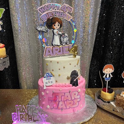 Princess Leia Cake Topper - Etsy