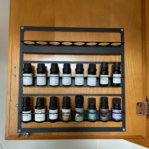 Essential Oil Storage, Display, Holder, Case, Organizer, Rack, Holds 24 ...