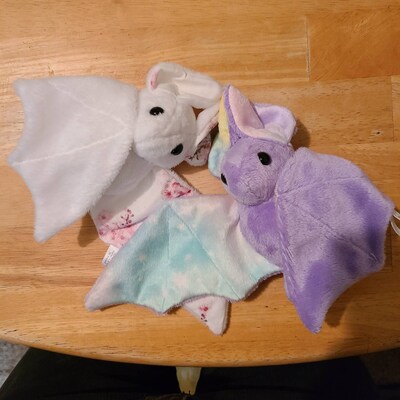 MADE TO ORDER White Japanese Cherry Blossom Bat Plush Scented or No ...