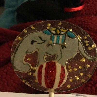 3 Sugar Cookie Flavored Circus Elephant Lollipops - Etsy