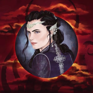 Custom Fantasy Character Bust Portrait | Character Commission Painting ...