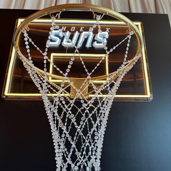 18” XL Crystal Basketball Chandelier - Etsy