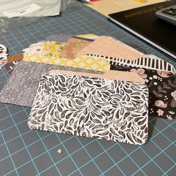Set of 10 - Small File Folders - Variety of Patterns and Colors. - Etsy