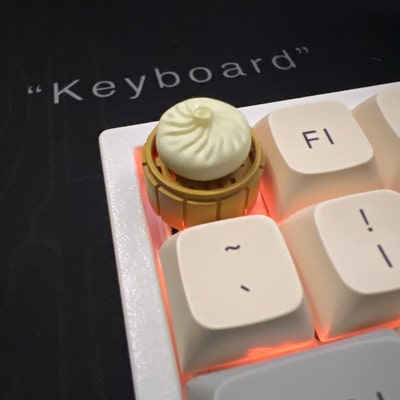 Kawaii Shark Cute Inspired Hand Painted Artisan Keycap MX Key Cap for ...