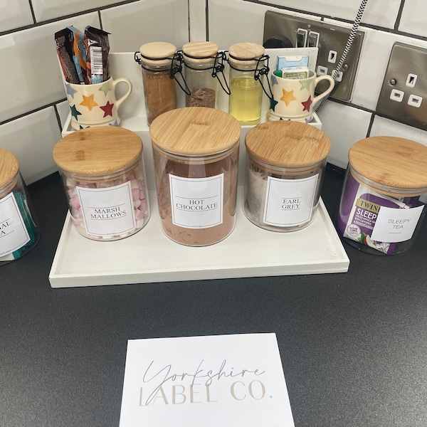 PRESET KITCHEN PANTRY Labels | 100% Waterproof Labels | Spaghetti Pasta ...