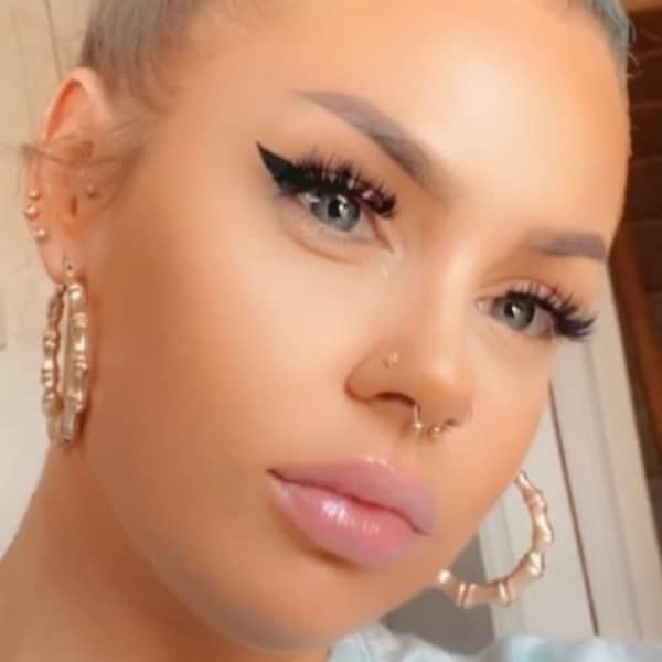 Tiny Gold Nose Stud, Indian Nose Stud, Tribal Nose Stud, Nostril ...