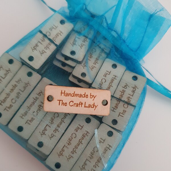 Custom Wooden Labels,custom Name Tags,labels for Handmade Products ...