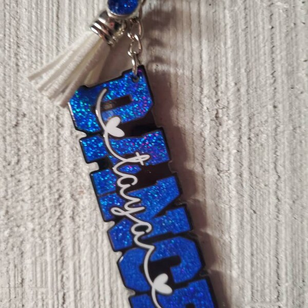 Personalized Dance Keychain • Dancer Keychain • Dance Gift • Dance Bag ...