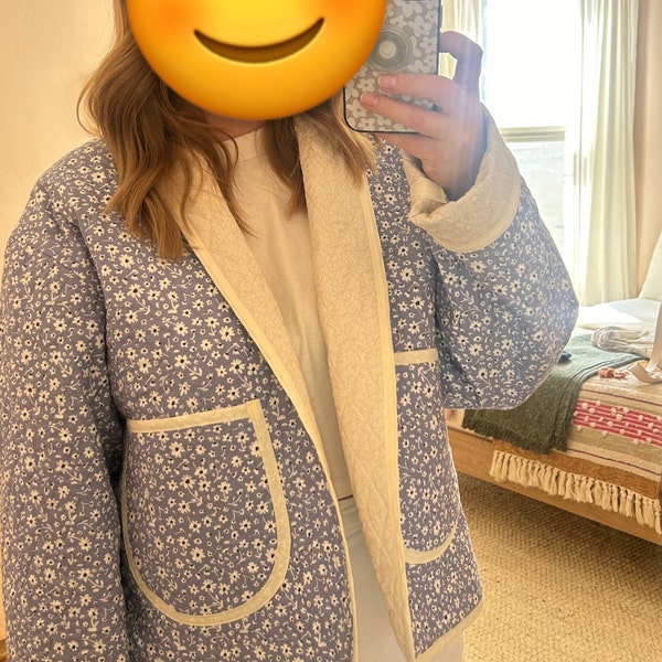 Coast Coat Quilt Coat PDF Sewing Pattern Beginner Friendly Unisex Sizes ...