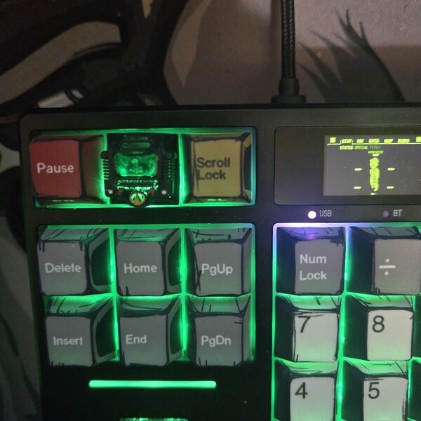 Pi.p B.oy Keycap, Fallout Pi.p B.oy Keycap, Custom Keycap, Artisan ...