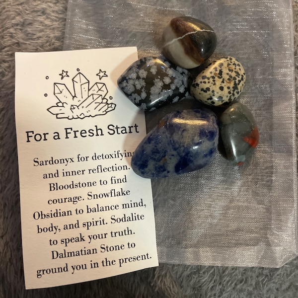 A Fresh Start Crystal Set - Etsy
