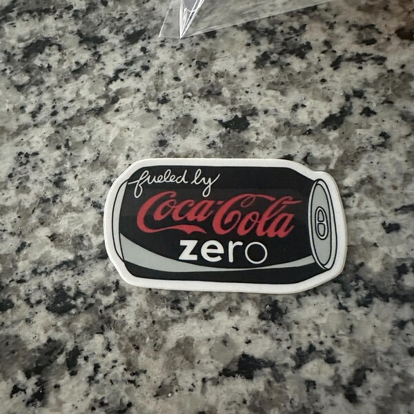 Special Edition GLITTER Fueled by Diet Coke Sticker Waterproof Vinyl ...
