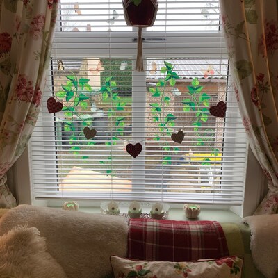 Flower Pots Window Stickers 10 Individual Colourful Flowers in Pots ...