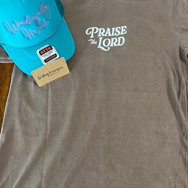 ORIGINAL Let Every Breath Praise the Lord Tee | Screen Print Tshirt ...