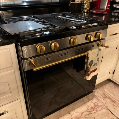 Lew's Two Tone Knobs and Handles Gold & Chrome Cabinet Hardware - Etsy