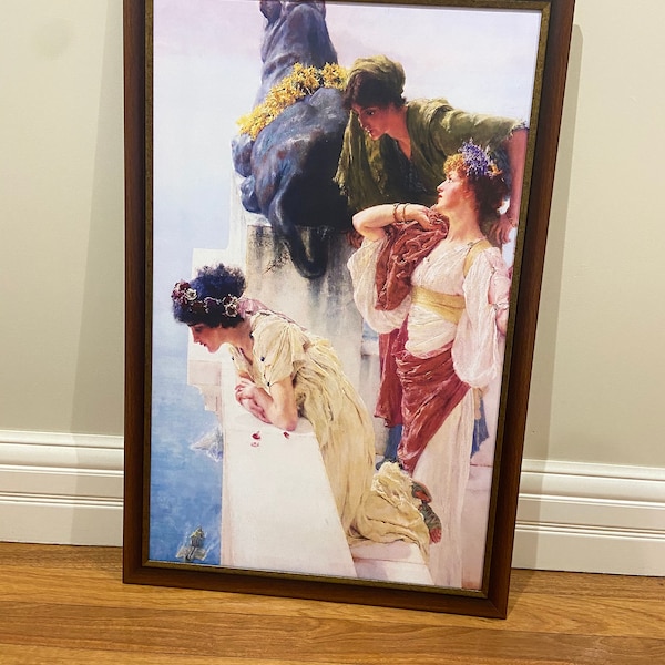 A Coign Of Vantage De Lawrence Alma Tadema Reprodução Impressa Em Tela