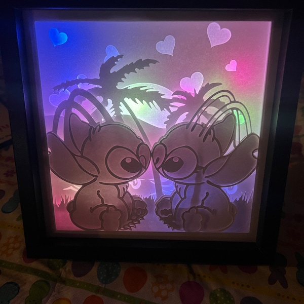 Lightbox Stitch and Angel - Etsy Canada