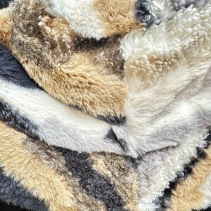 Snake Skin Print Tassel Oblong Scarf - Etsy