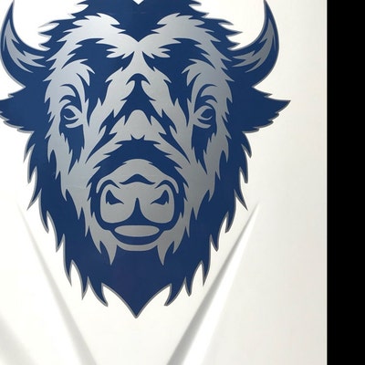 Buffalo, Bison Head di Cut Decal Car/truck/phone/computer/home/laptop ...