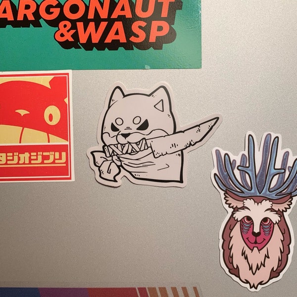 Shiba Inu Paladin Sticker - Etsy