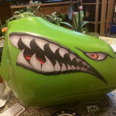 Flying Tigers Shark Teeth Decals for Your Car, Boat, Canoe, Kayak ...