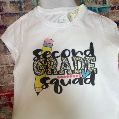 Back to School Second Grade Pencil Clipart PNG File for - Etsy