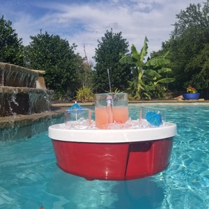 Floating Beverage Holder for Pool - Etsy