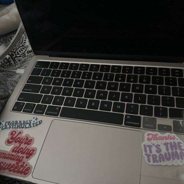 Thanks It’s the Trauma Waterproof Sticker, Mental Health Stickers ...