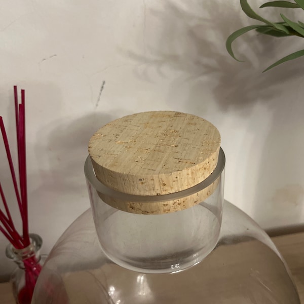 Cork Lid for Terrarium or Glass Bottle - Craft Cork Lid of Multiple ...