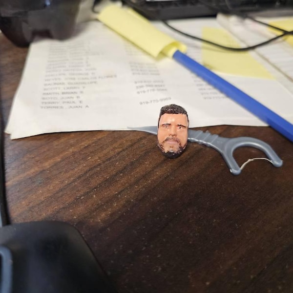 Rhett, GMM Custom Head Sculpt, 1/10 or 1/12 Action Figure Head Sculpt ...
