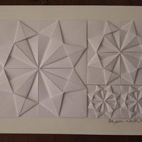 Recycled Book Paper Cogs Sculpture - Grey Modern Art Installation - Paper Star Constellation ...