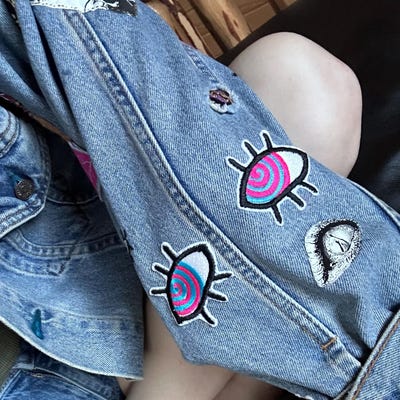 Unofficial Adult Swim Logo Glow in the Dark Iron on Patch 95mm or 65mm ...