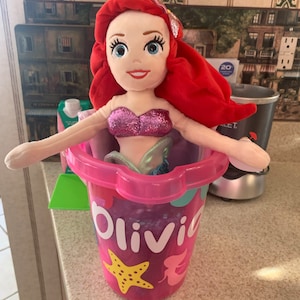 Custom Beach Pail & Shovel, Kids Party Pail With Name, Custom Beach ...