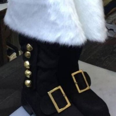 Handmade Santa Claus Boot,nubuck Leather Boot,santa Suit,chrismas ...