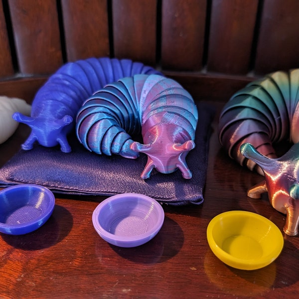 Fidget Slug AND BOWL Articulating Flexible Stim Toy - Etsy