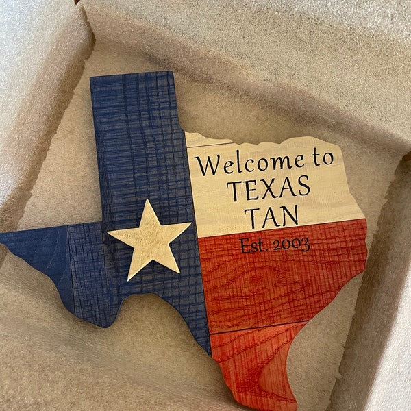 Wooden North Carolina State Sign Wall Art Decor, Large Home State ...