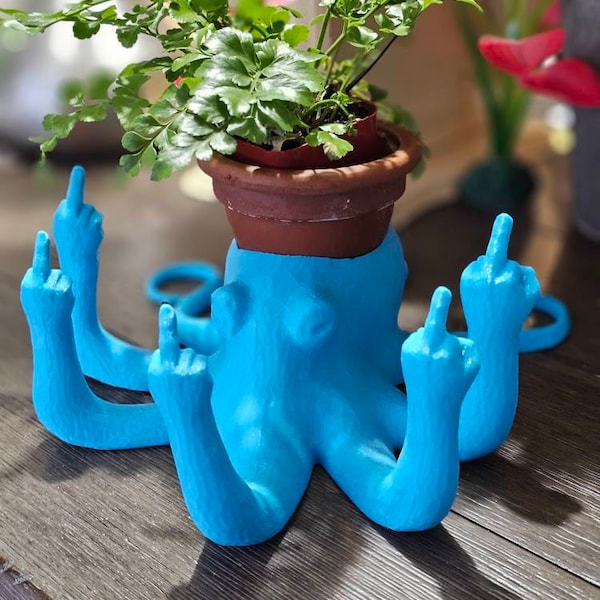 Octopus Planter - Etsy