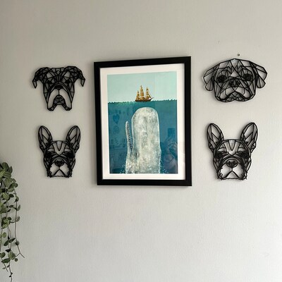 Geometric Labrador Retriever Dog Pet Wall Art Decor Hanging - Etsy UK