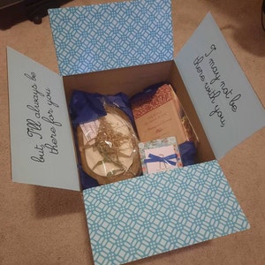 College Care Package Stickers / University Student Gift Box / | Etsy