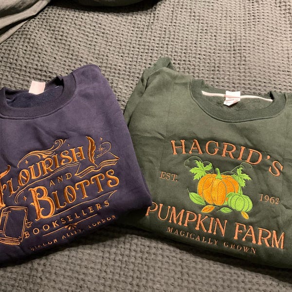 Embroidered Custom, Handmade Gift, Custom Embroidered Sweatshirt for ...