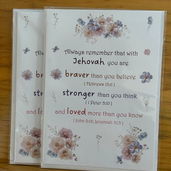 JW Encouraging Card Reminding Friends That They Are Loved - Jehovah's ...