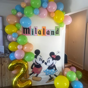 Editable Neverland Birthday Backdrop, Peter Pan Birthday, Disney Party ...