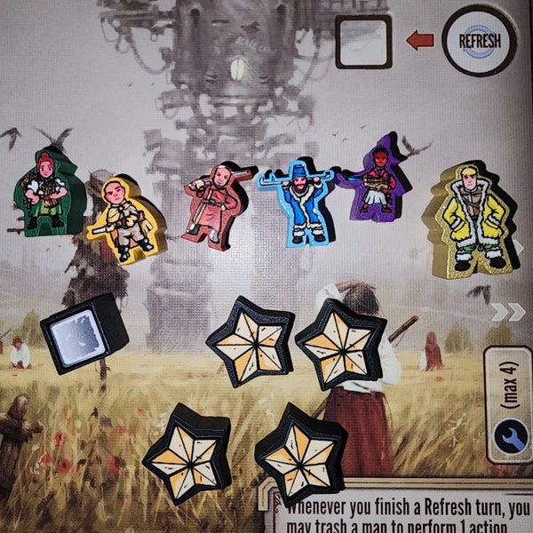 LORDS of WATERDEEP Meeples Upgrade Kit Stickers + Free Scoundrels of Skullport • Decals Kit ...