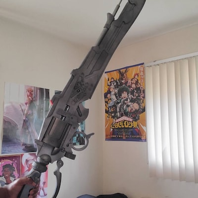 Final Fantasy XIV FF14 Thancred Waters Gunblade Cosplay Props Replica ...