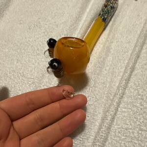 Honey Bee Pipe/ Glass Pipe/ Glass Pipes/ Pipes - Etsy