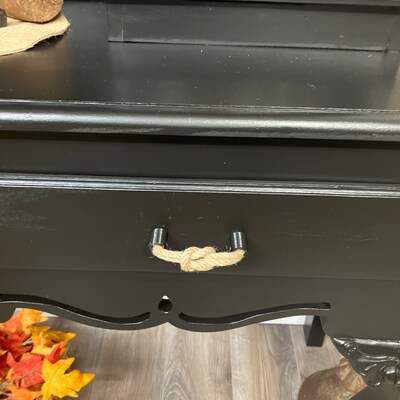 Rustic JUTE ROPE Handle Home Decor Drawer Pull - Etsy